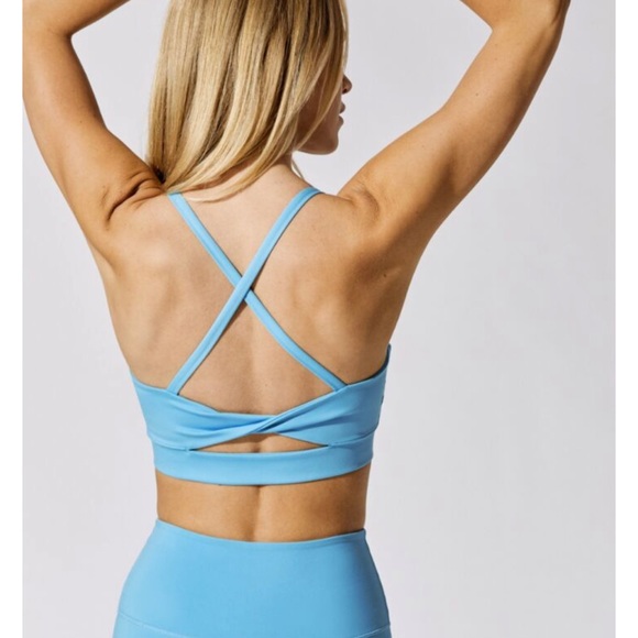 Carbon38 | Pants & Jumpsuits | Nwt Carbon 38 Blue Workout Set | Poshmark